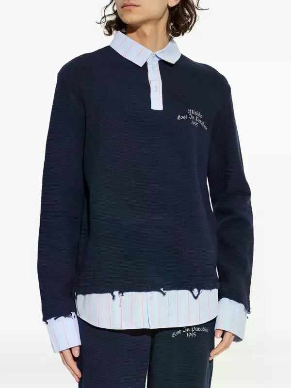 MISBHV Distressed Polo Shirt