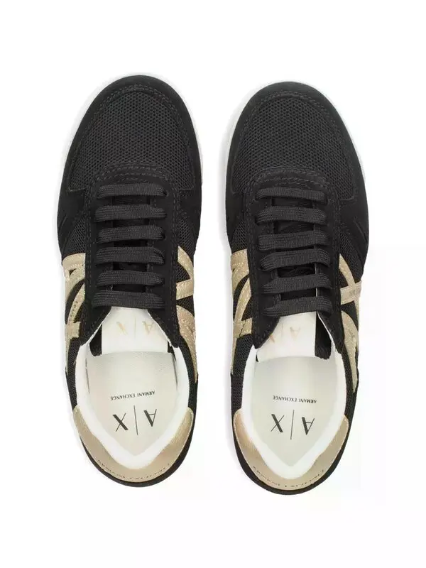 Armani Exchange Logo Detail Lace-up Sneakers