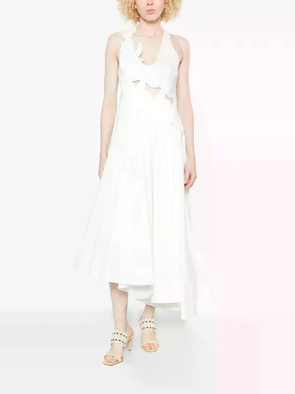 Zimmermann Luna Appliqué Midi Dress