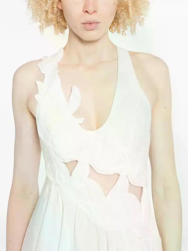 Zimmermann Luna Appliqué Midi Dress