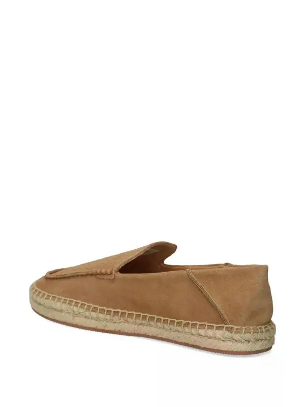 BOSS Textured Leather Espadrilles