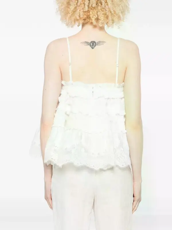 Zimmermann Alchemy Ruffled-lace Top