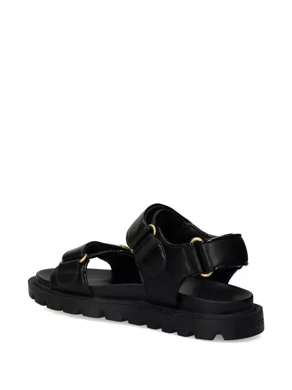 COACH Logo-detail Sandals - Black