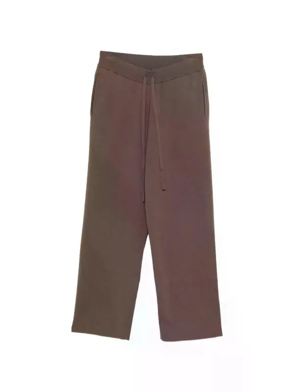 ENTIRE STUDIOS Drawstring Track Pants - Brown