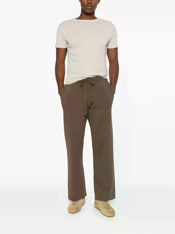 ENTIRE STUDIOS Drawstring Track Pants - Brown