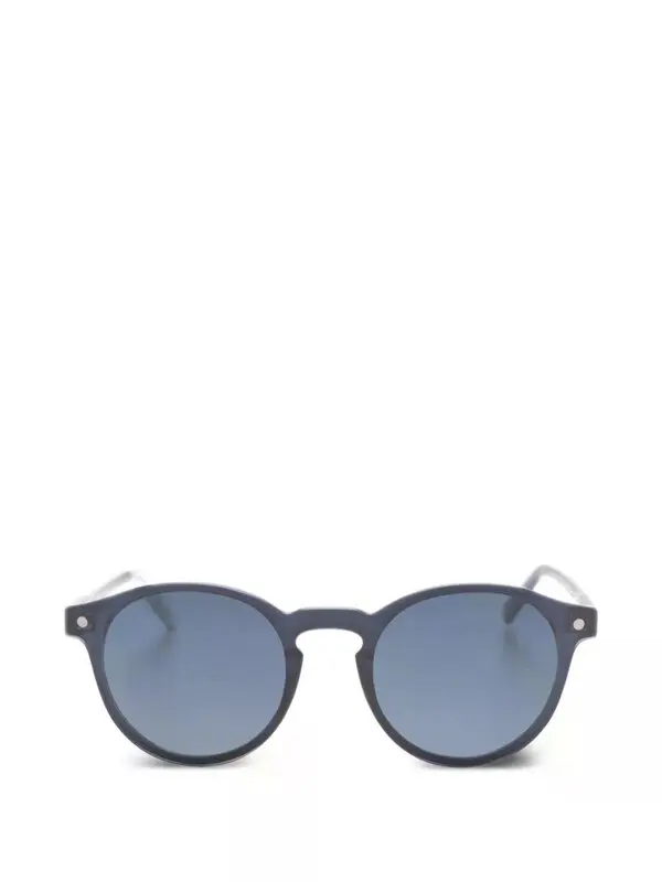 SNOB Dogui Clip-on Round-frame Sunglasses - Blue