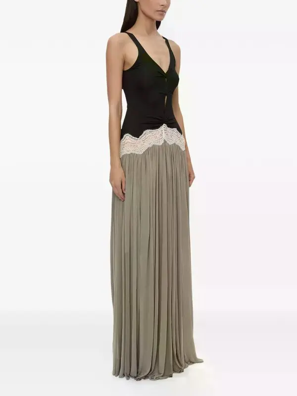 Christopher Esber Verner Twist Lace-detail Tank Dress