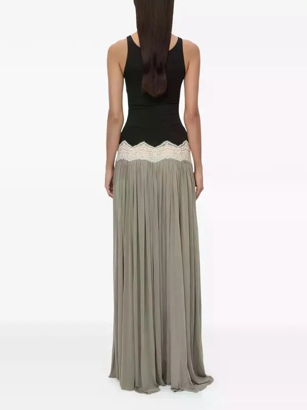 Christopher Esber Verner Twist Lace-detail Tank Dress