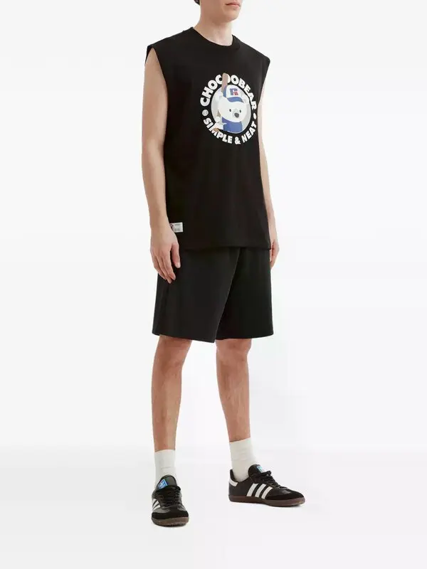 CHOCOOLATE Elastic-waistband Track Shorts