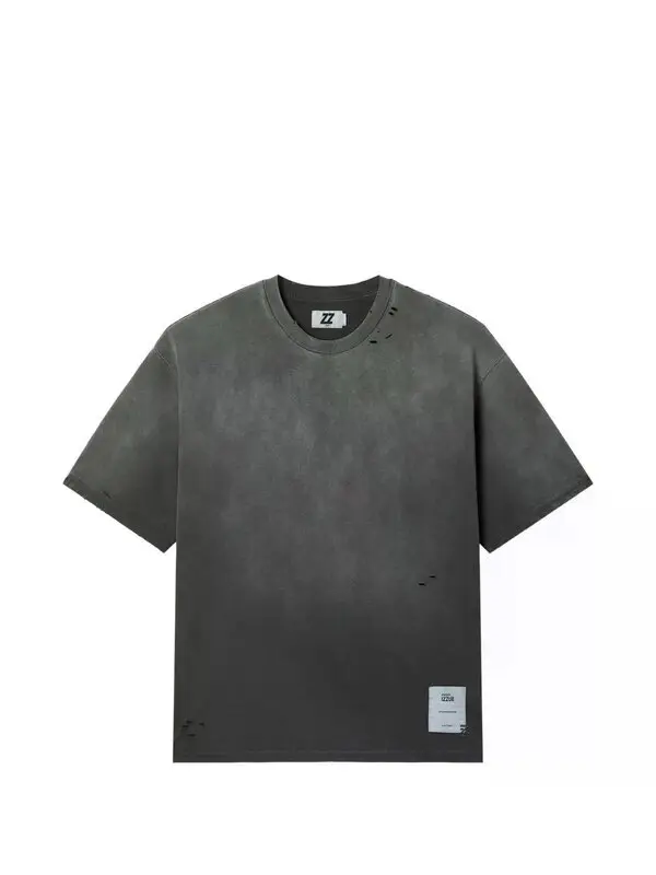 Izzue Distressed Crew-neck T-shirt