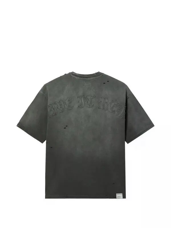 Izzue Distressed Crew-neck T-shirt