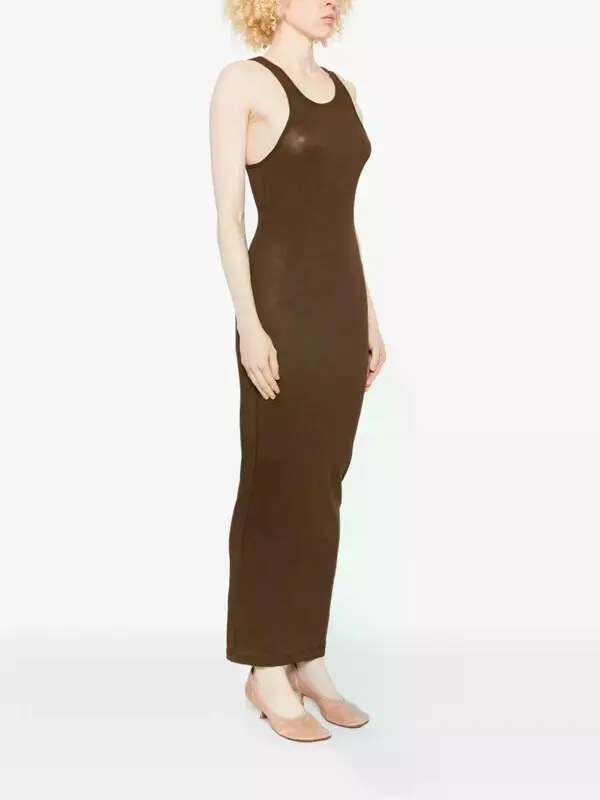 ENTIRE STUDIOS Sleeveless Tank Dress - Brown