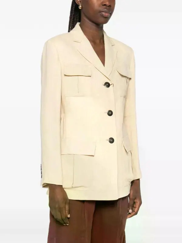 Max Mara Buttoned Jacket