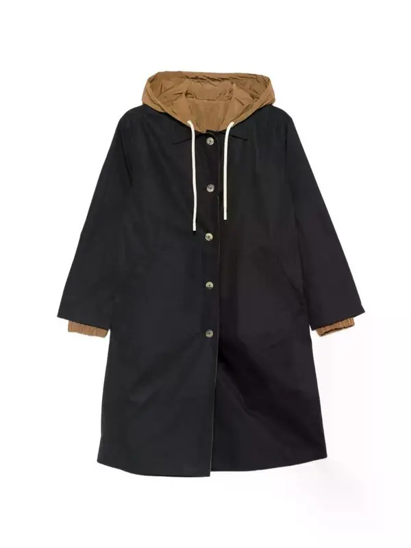 Herno Buttoned Hooded Coat