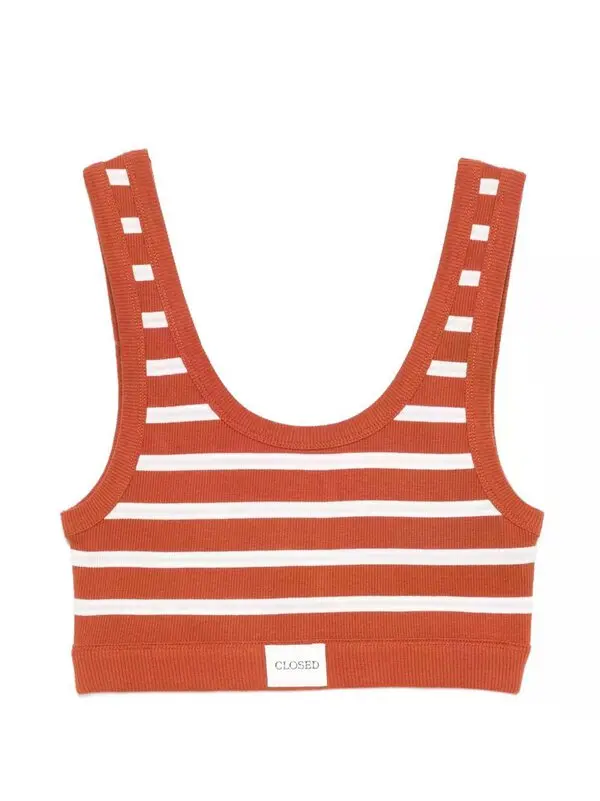 Closed Striped Bralette