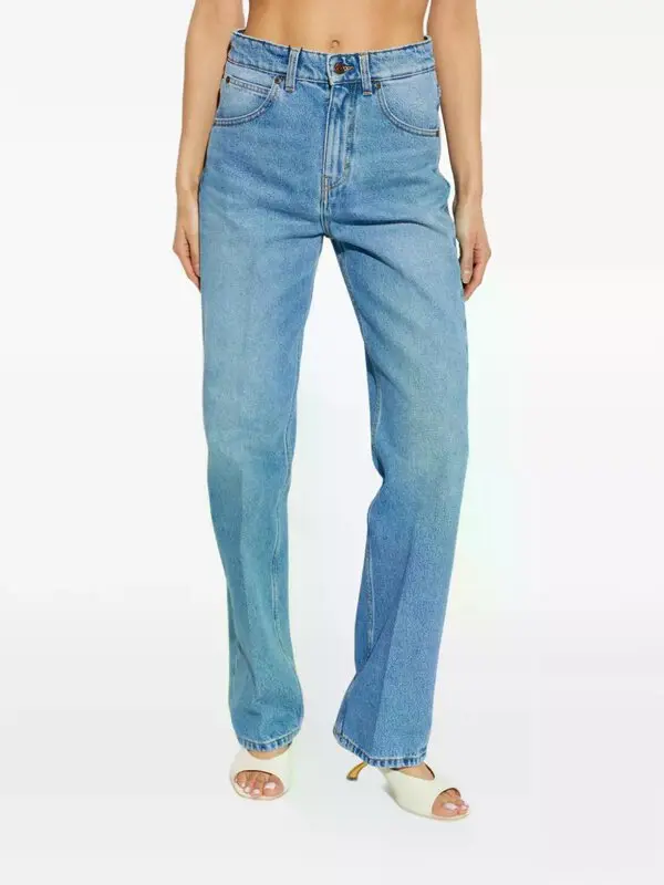 Victoria Beckham Patch-pocket Straight Leg Jeans