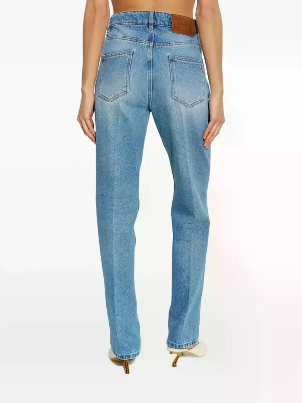 Victoria Beckham Patch-pocket Straight Leg Jeans