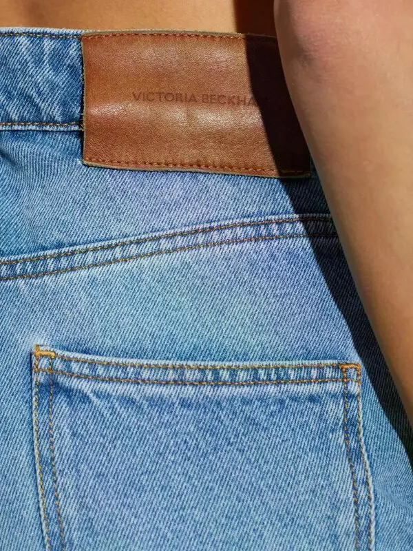 Victoria Beckham Patch-pocket Straight Leg Jeans