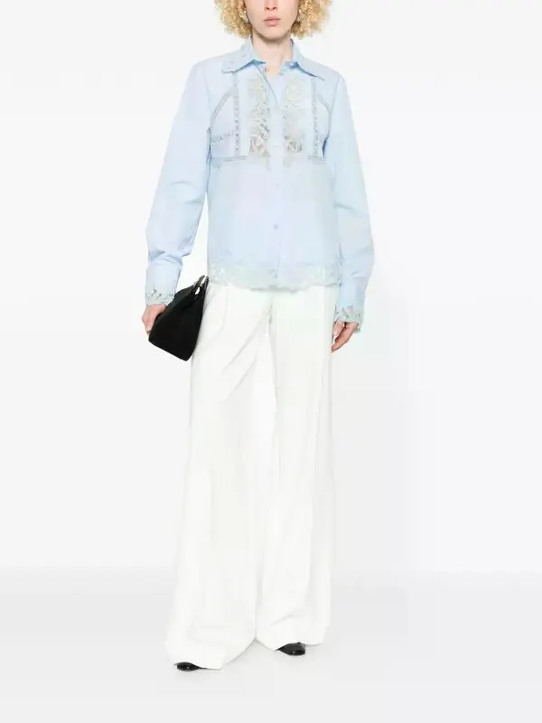 Ermanno Scervino Lace-detail Shirt