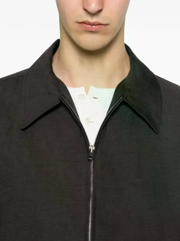 LEMAIRE Zip Shirt Jacket - Blue