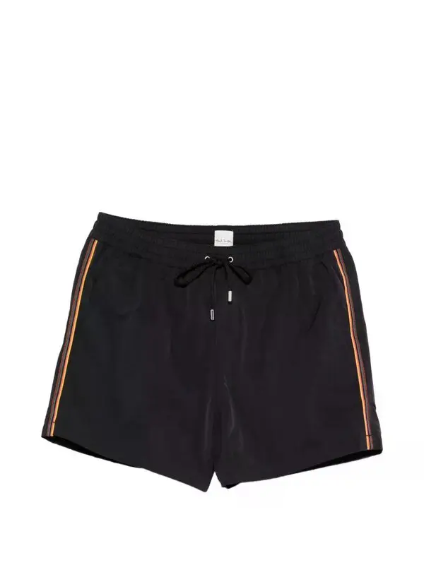 Paul Smith Striped Swim Shorts - Black