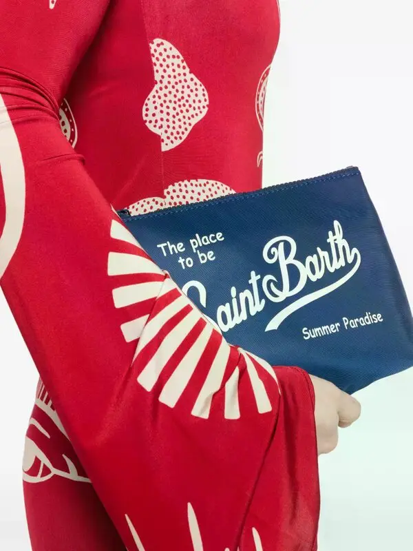 MC2 SAINT BARTH Logo-detail Clutch