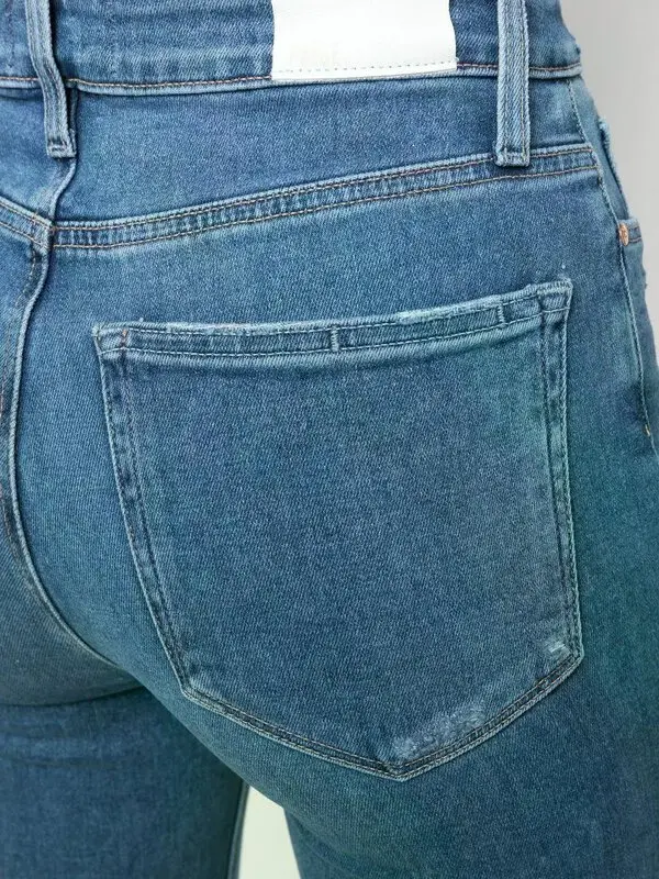 Paige Flared Mid-rise Jeans