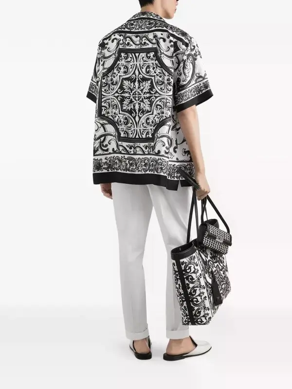 Dolce & Gabbana Cotton Gabardine Tailored Trousers