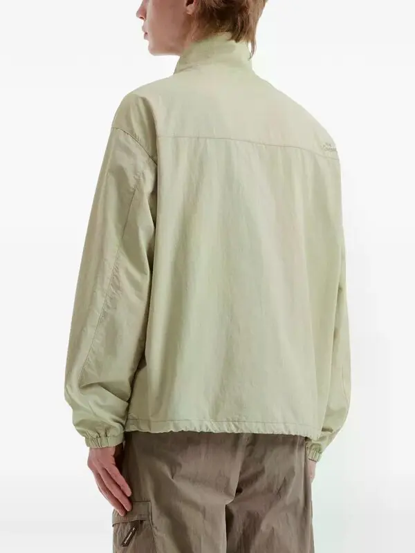 CHOCOOLATE Logo-embroidered Zipped Jacket - Neutrals