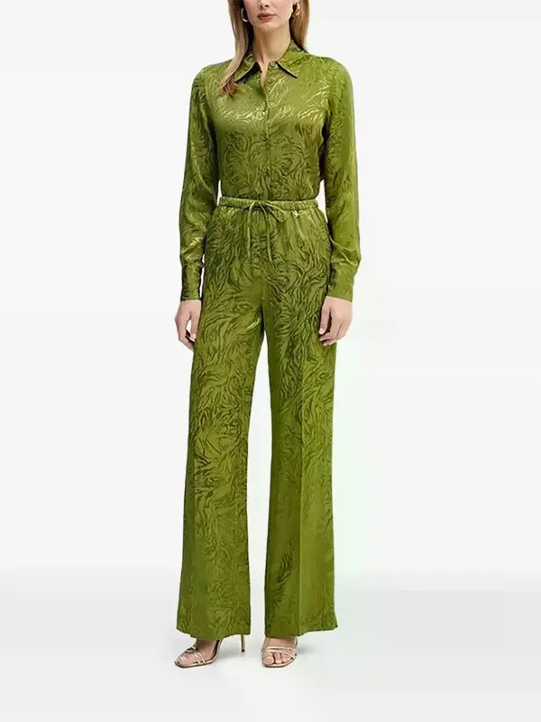 SILVIAN HEACH Print Trousers - Green