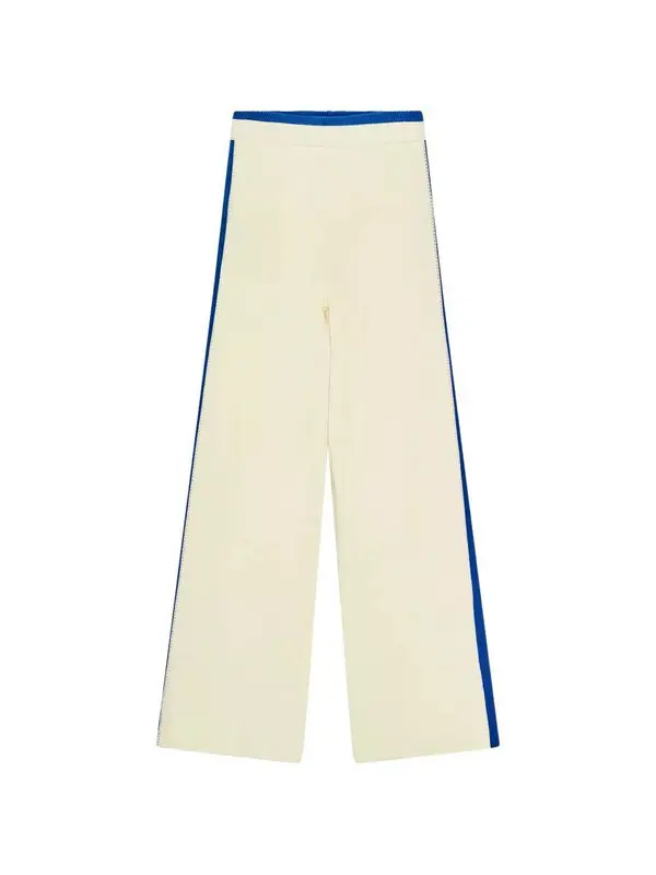P.E Nation Striped Knit Track Pants