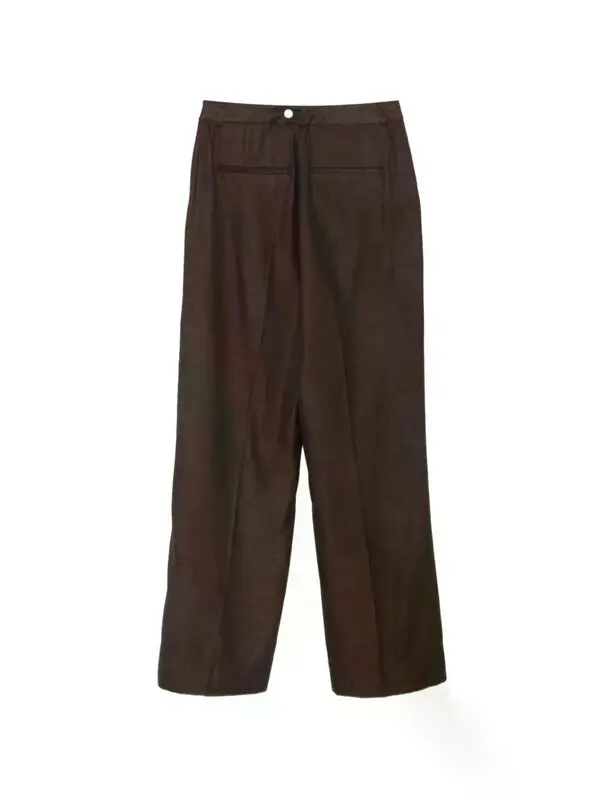 HERSKIND Alina Buttoned Trousers - Brown