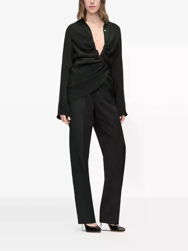MAISON MARGIELA Straight-leg Virgin Wool Trousers