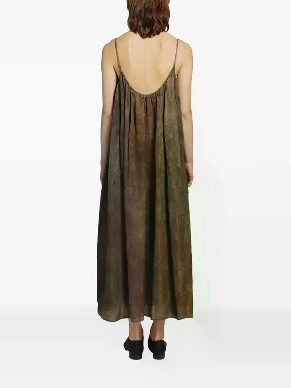 UMA WANG Ashel Gathered Maxi Dress