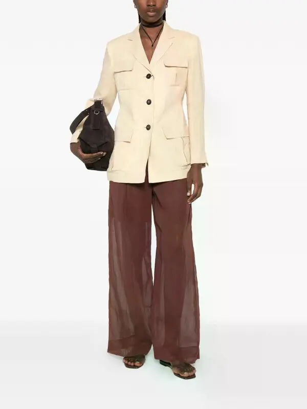 Brunello Cucinelli Wide Leg Trousers