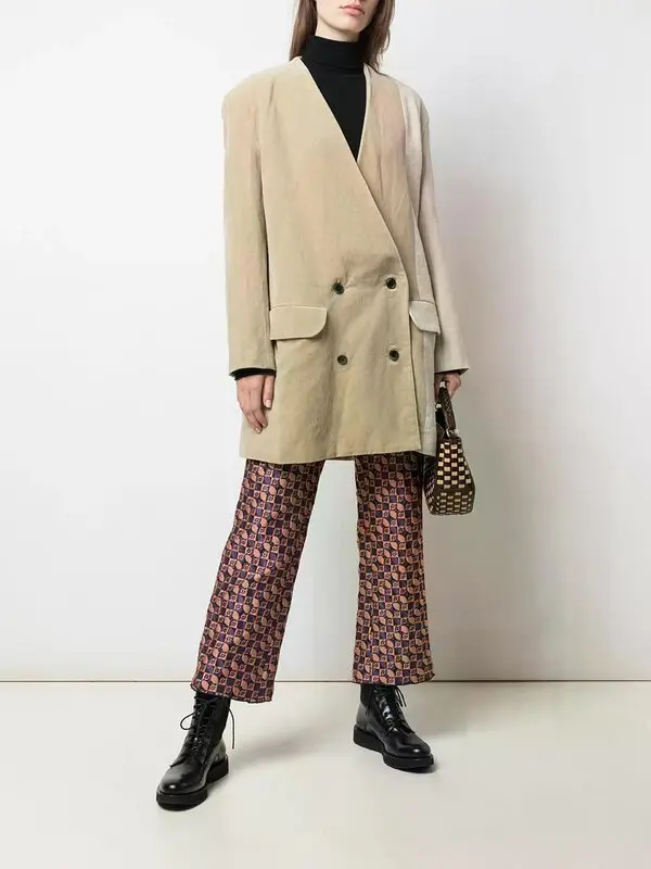 UMA WANG Oversized Double-breasted Blazer