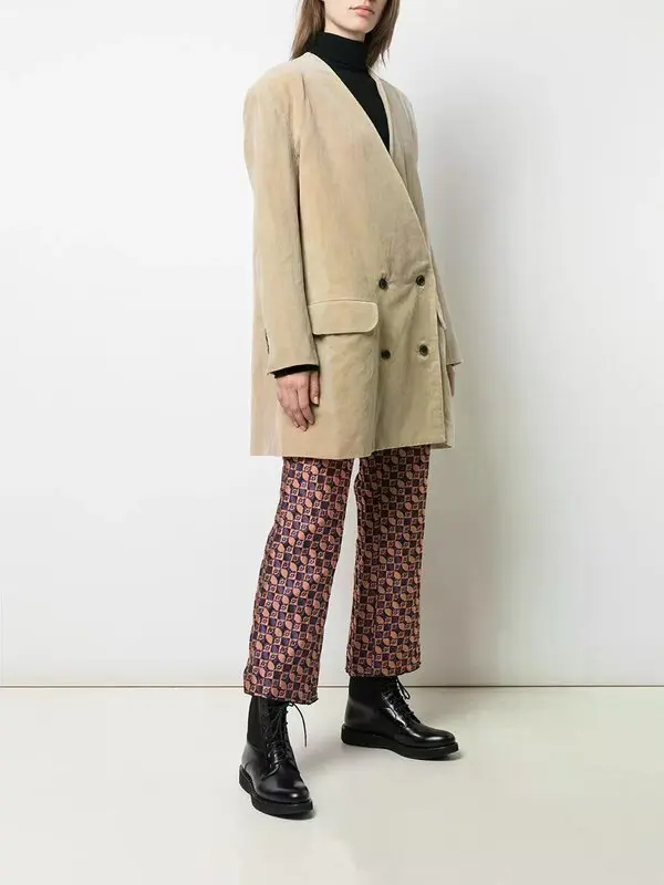 UMA WANG Oversized Double-breasted Blazer