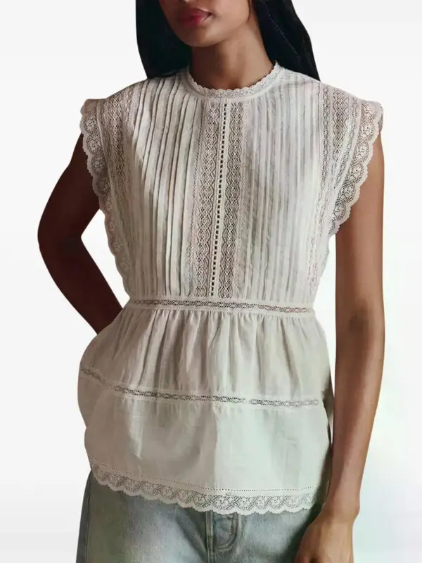 The Great. Sonnet Lace Top