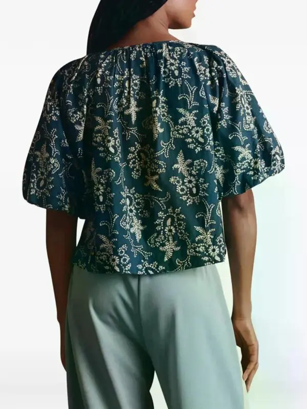 The Great. Blythe Floral Top