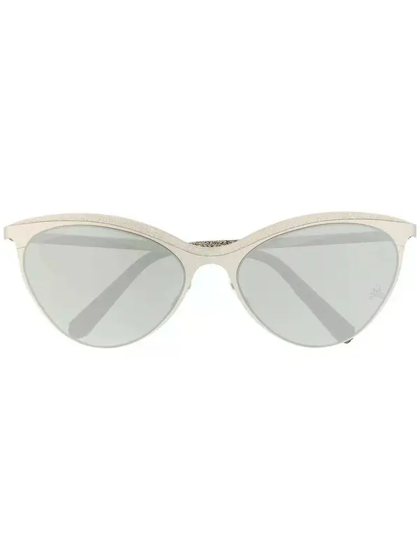 Philipp Plein Paris Cat-eye Sunglasses - Silver