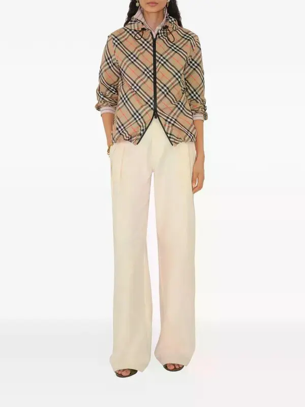 Burberry Check Hooded Jacket