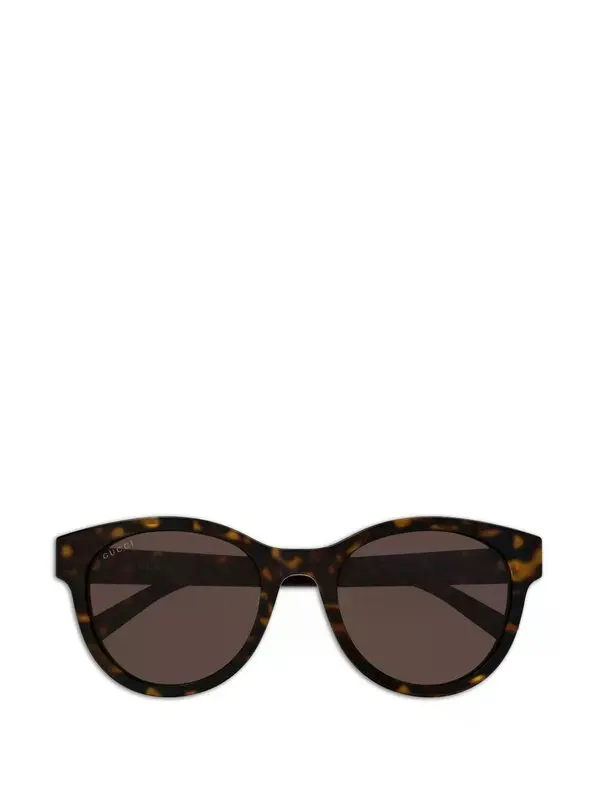 Gucci Round-frame Sunglasses - Brown