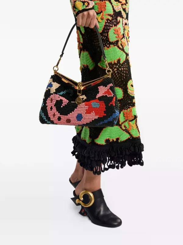 Etro Medium Vela Shoulder Bag - Black