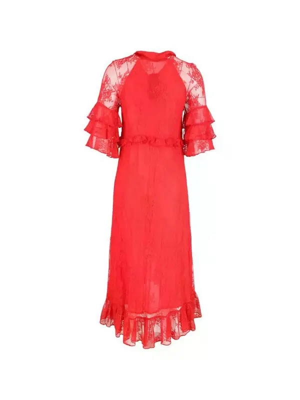 Dodo Bar Or Rossano Ruffled Dress