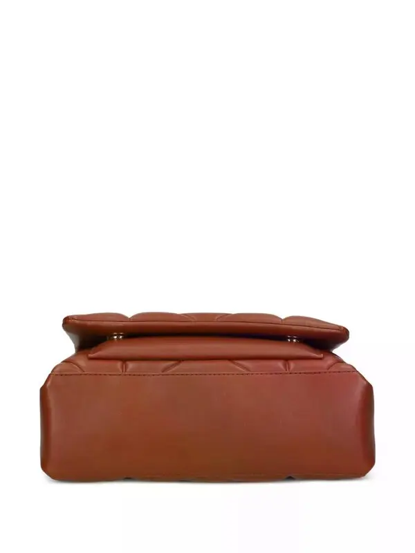 Moschino Quilted Chain-strap Cross Body Bag - Brown