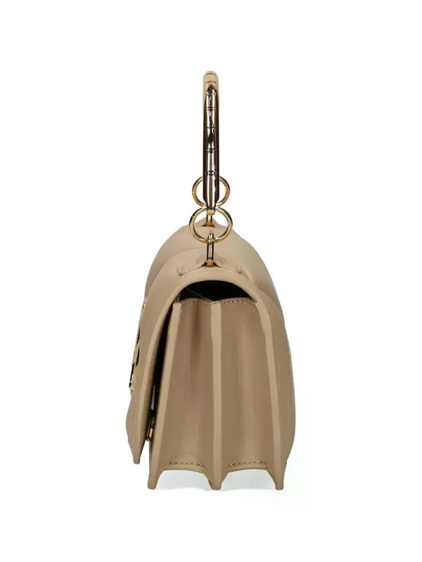Moschino Quilted Tote Bag With Logo - Neutrals