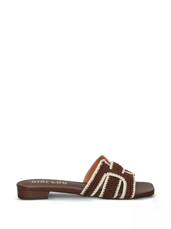 BIBI LOU Holly Woven-strap Sandals - Brown