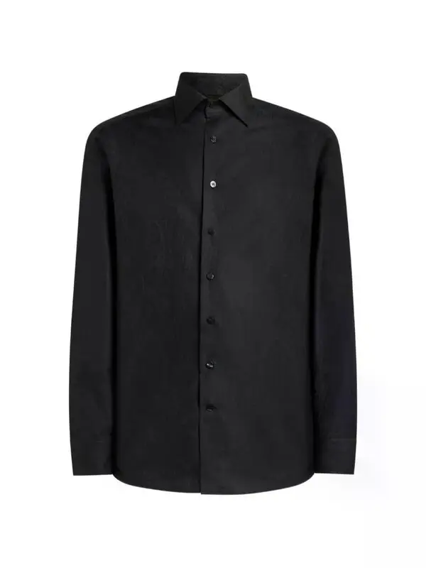 Etro Jacquard-motif Cotton Shirt