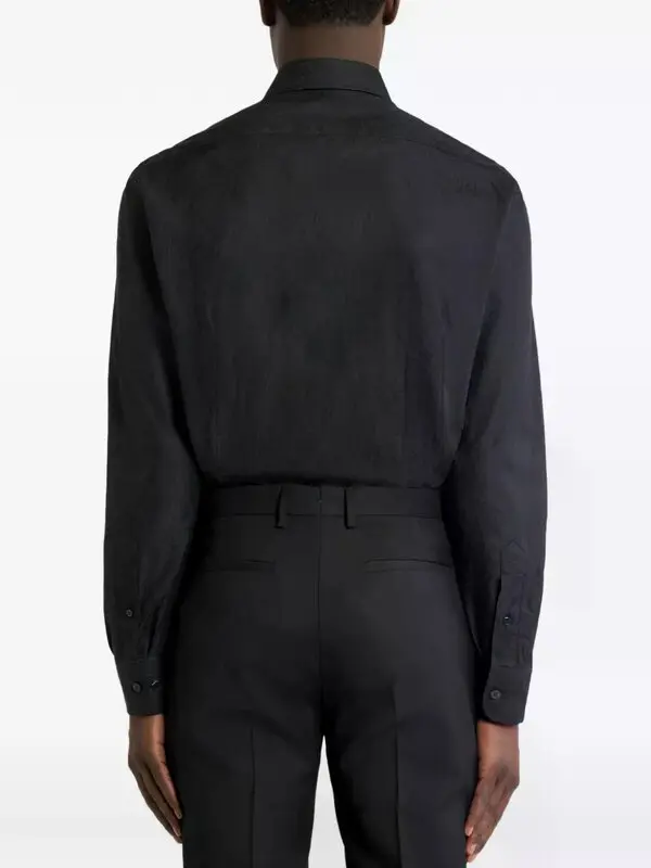Etro Jacquard-motif Cotton Shirt