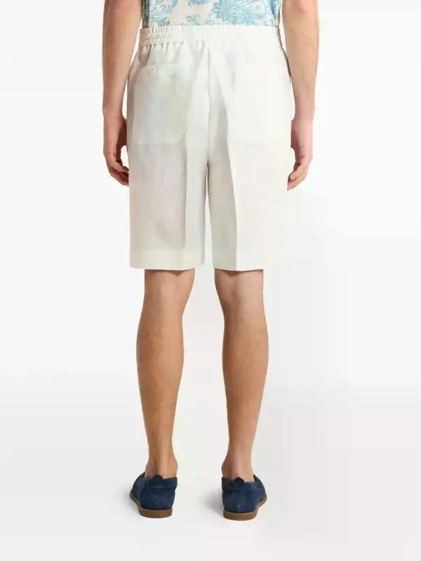 Etro Plain-coloured Linen Shorts